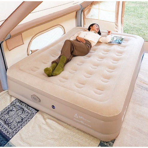 Jual Kasur Pompa Matras Tidur Kasur Angin Pompa Tiup Double Air Bed ...
