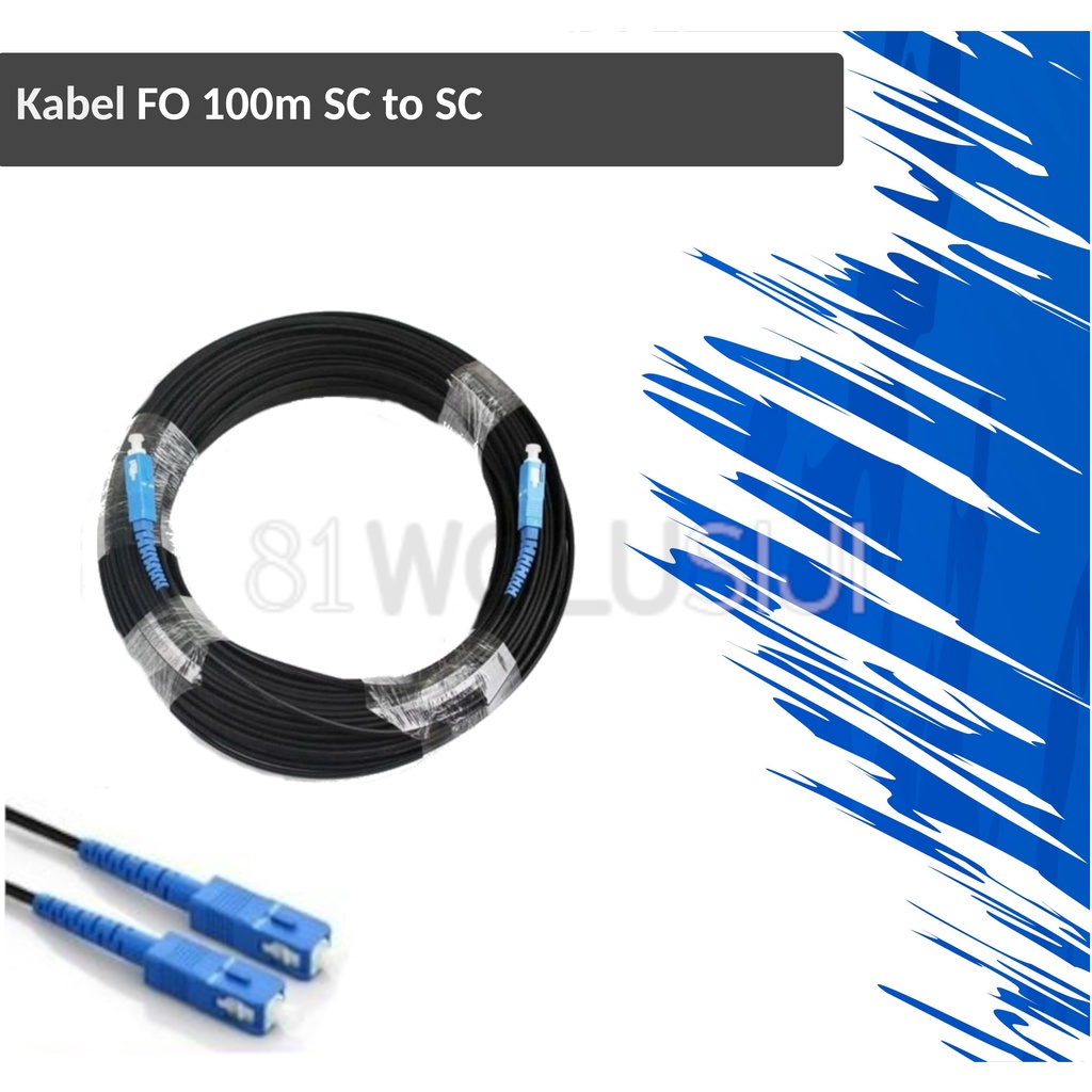 Jual DropCore/Precon/Kabel Fiber Optic single mod 100m - 1 core 3 ...
