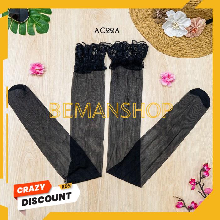 Jual SEXY SABUK PAHA GARTER BELT + STOCKING LACE PREMIUM HITAM AC22A ...