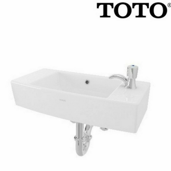 Jual paket lengkap wastafel TOTO LW 248 JT1/komplit set tempat cuci tangan | Shopee Indonesia