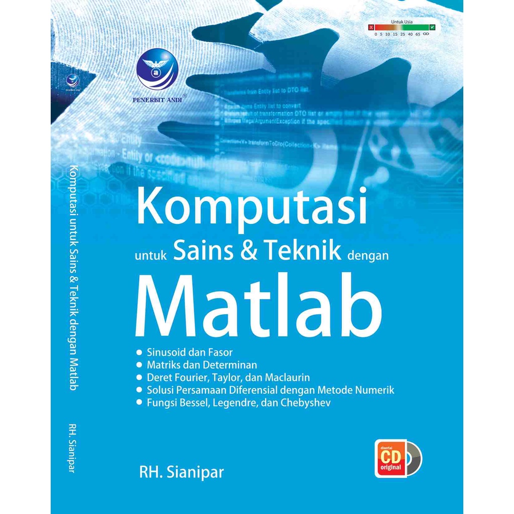 Jual Buku Komputasi Untuk Sains Dan Teknik Dengan Matlab Cd Shopee