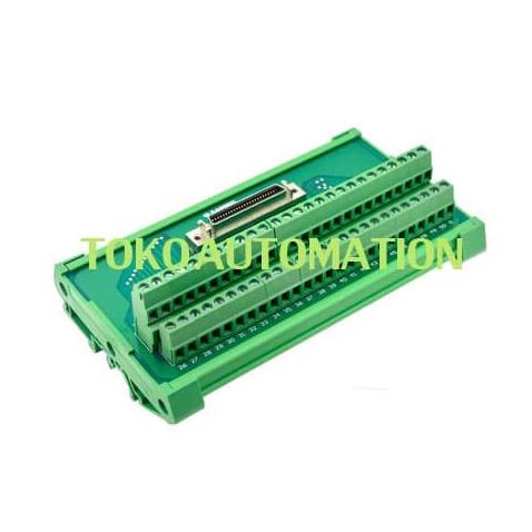 Jual SCSI 50 SCSI-50 Pin Terminal Block Quick Connector DIN Rail ...