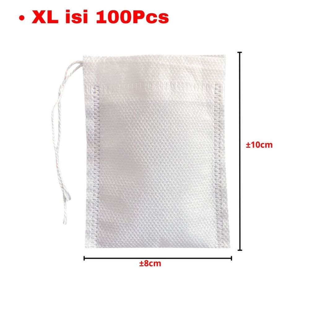Jual HC Kantong Teh Celup Kosong Isi 100 Pcs Kantung Teh Kopi Rempah ...