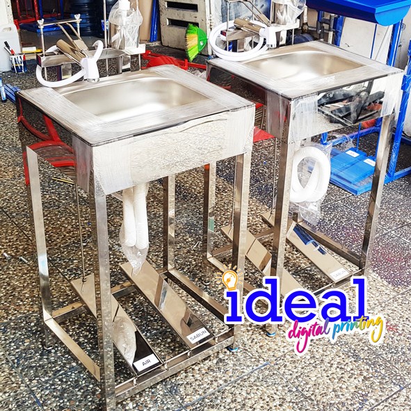 Jual WASTAFEL INJAK STAINLESS portable Minimaliss Washtafel Injak ...