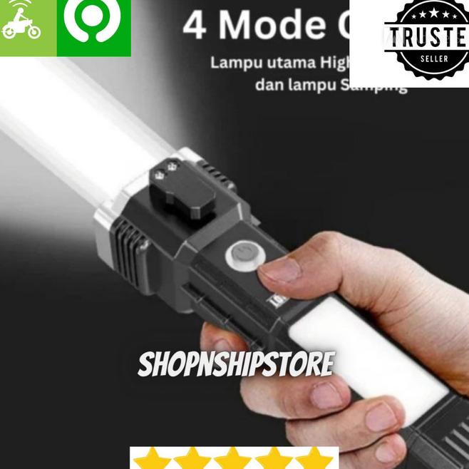Jual SENTER LED 5 IN 1 / SENTER MULTIFUNGSI DAN TAHAN LAMA Promo ...
