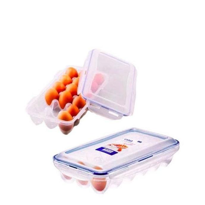 Jual Lock&Lock HPL955 Egg Container 18 pcs Egg Dispenser Lock & Lock n ...