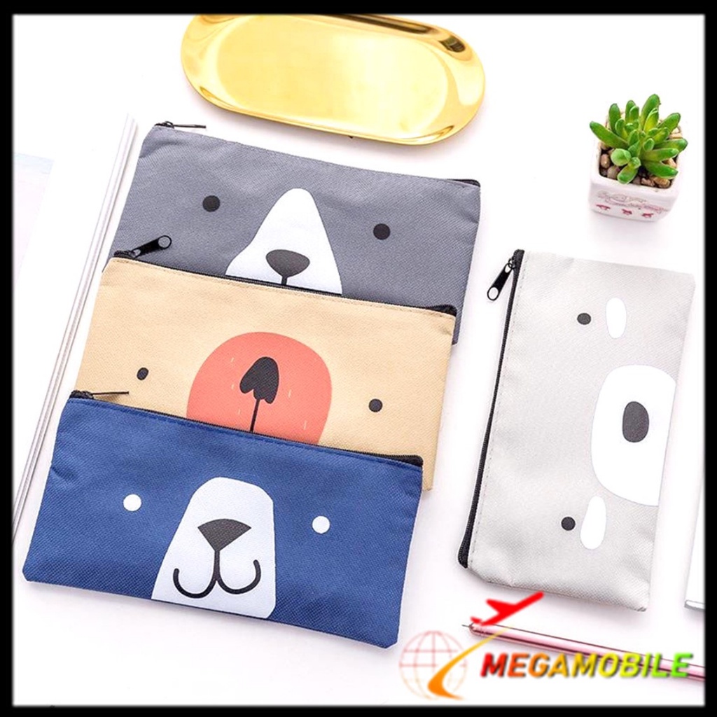 Jual MM - Tempat Pensil Pulpen Kain Kanvas Karakter Hewan Lucu Kotak ...