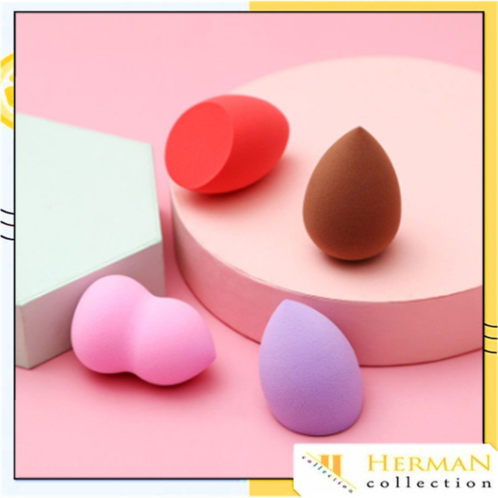Jual HC Beauty Sponge Blender Teardrop Spons Rias Wajah Yang Lembut ...