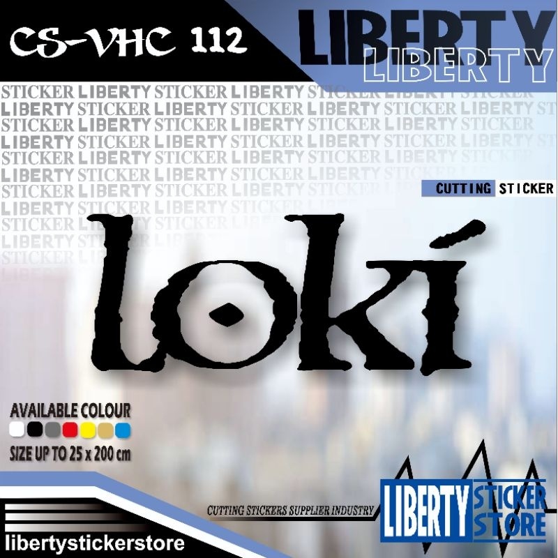 Jual cutting sticker loki | cutting stiker loki | sticker loki marvel ...