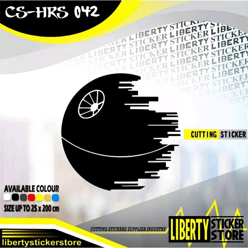 Jual Cutting Sticker Star Wars Death Star | Cutting Stiker Star Wars ...