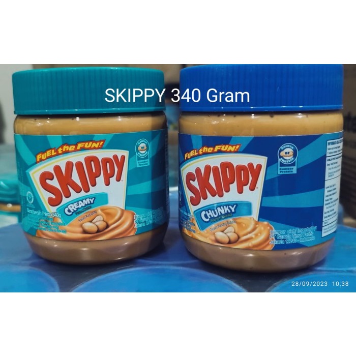 Jual Skippy 340 Gram Chunky/ Creamy Peanut Butter Halal Skippi | Shopee ...