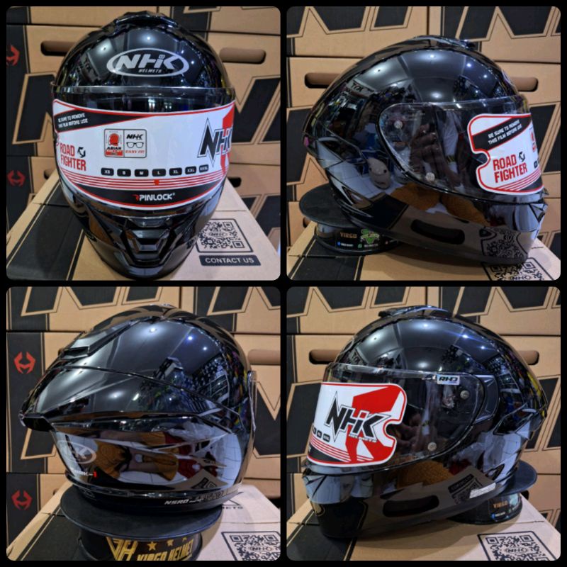 Jual HELM NHK MARK 1 ELITE SOLID ALL WARNA FULL FACE ORIGINAL SNI ...