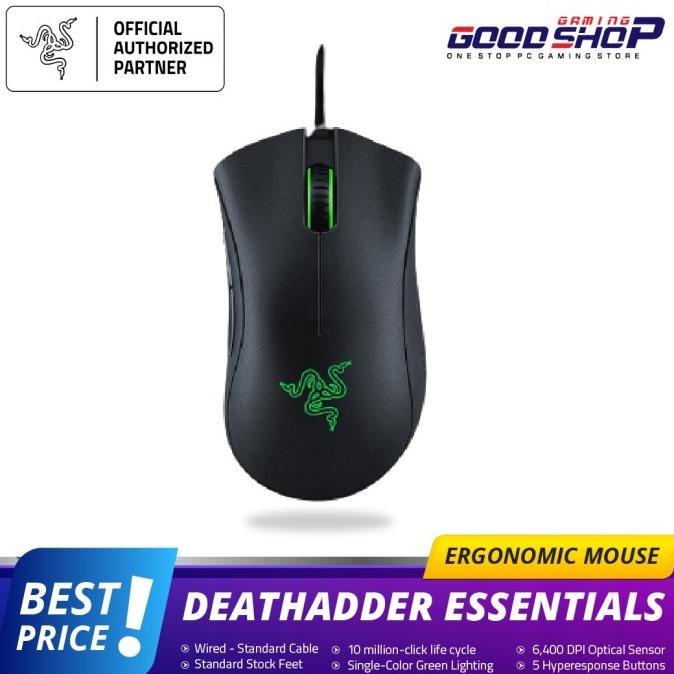 Jual Razer Deathadder Essentials - Gaming Mouse | Shopee Indonesia