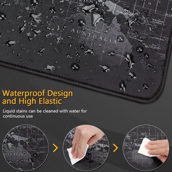 Jual var Mouse Pad Gaming 30 x 60 cm Desk Mat Motif Peta Dunia | Shopee ...