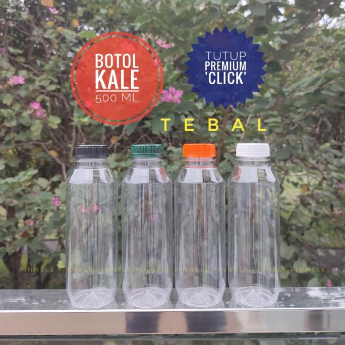 Jual Botol Kale 500 ml / Botol Plastik / Botol Jus / Botol Kopi ...