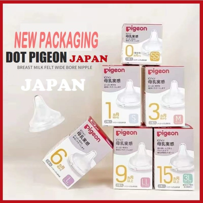 Jual Ready 100% Original Japan Dot Pigeon Wide Neck Peristaltik Plus | Shopee Indonesia