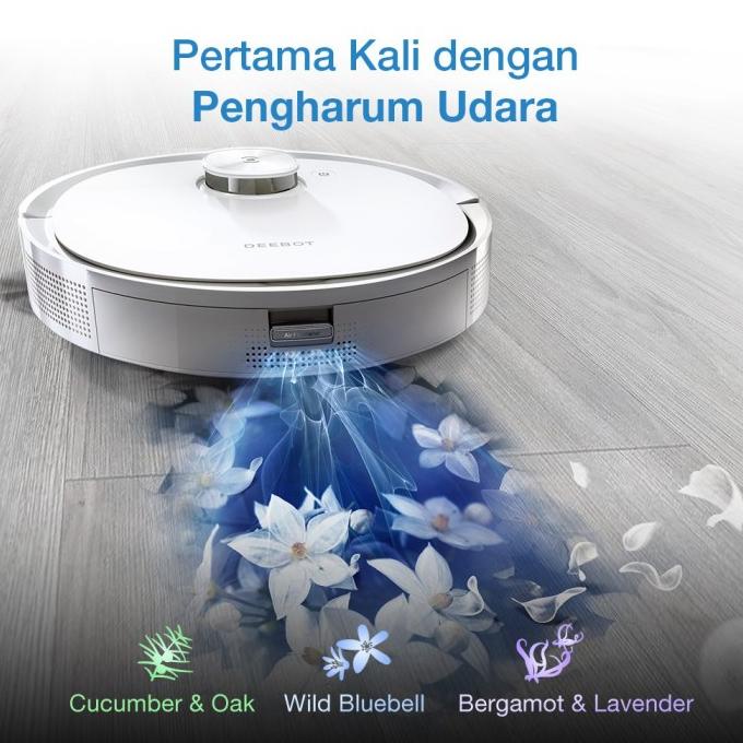 Jual Ecovacs DEEBOT T9 + Auto Empty Station Robot Vacuum Cleaner Sapu ...