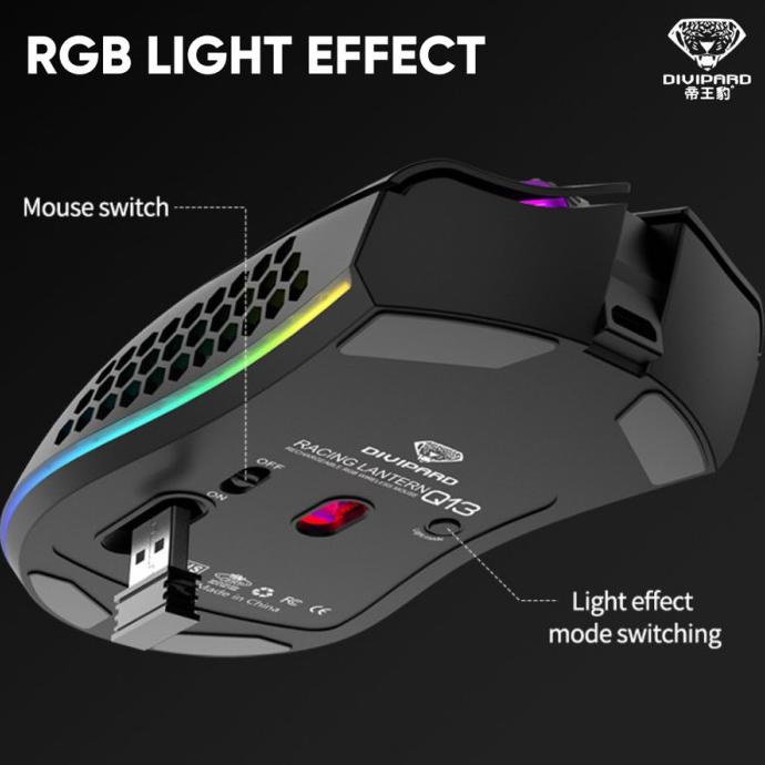 Jual Berlinstations // Divipard Mouse Wireless Gaming Charging Honey ...