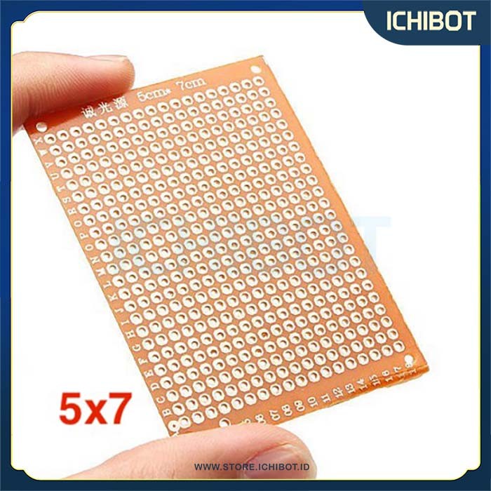 Jual PCB Lubang Single Layer 5x7 Pertinax FR1 | Shopee Indonesia