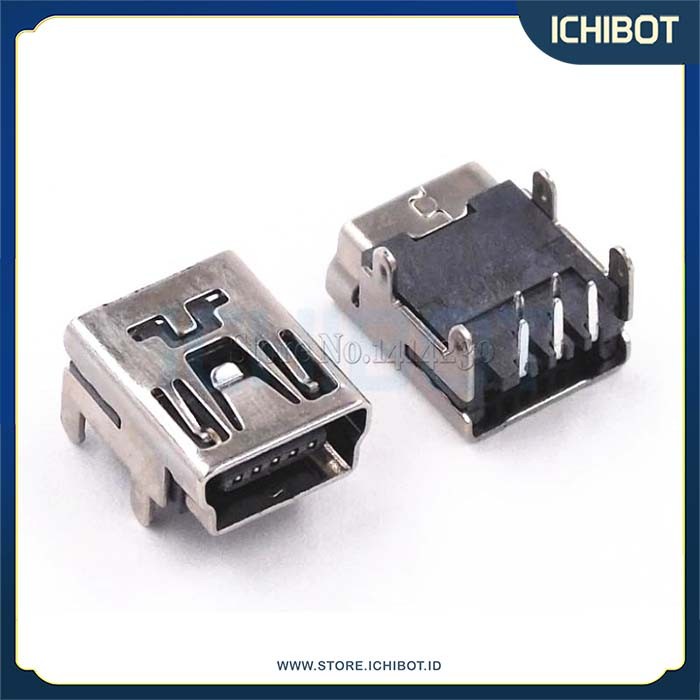 Jual Socket Mini USB Female DIP tipe B 5 Pin | Shopee Indonesia