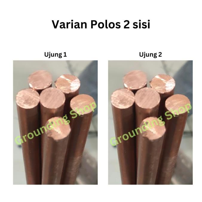 Jual Grounding Rod 5/8 x 1 Meter / Stik Copper Rod Asli Tembaga -27sg ...