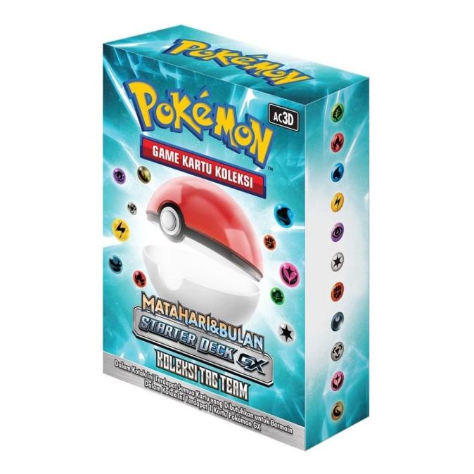 Jual Kartu Pokemon TCG Seri 5 Starter Deck GX AC3D Koleksi Tag Team | Shopee Indonesia