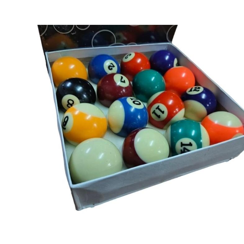 Jual Viral Bola Billiard Set 2 1/6 Pool Ball ukuran sedang/tanggung ...