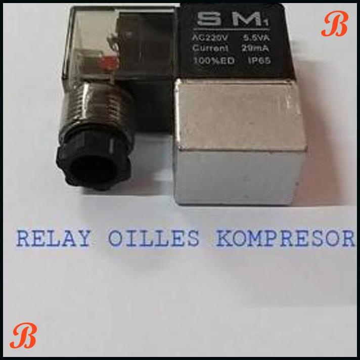 Jual | STB | SELENOID VALVE RELAY KOMPRESOR ANGIN OILLES RELAY | Shopee ...