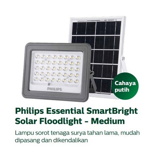 Jual Philips Lampu Sorot Smartbright Solar Flood Light Medium Terlariss !! | Shopee Indonesia
