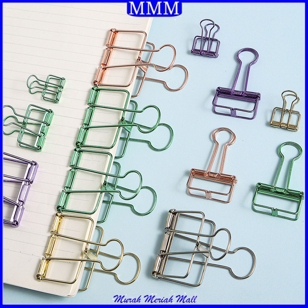 Jual MMM Klip Penjepit Buku Bahan Metal Penjepit Kertas Binder Paper ...