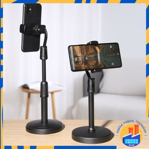 Jual HPT Broadcasting Stand Holder Putar 360° Kode 67 Phone Holder ...