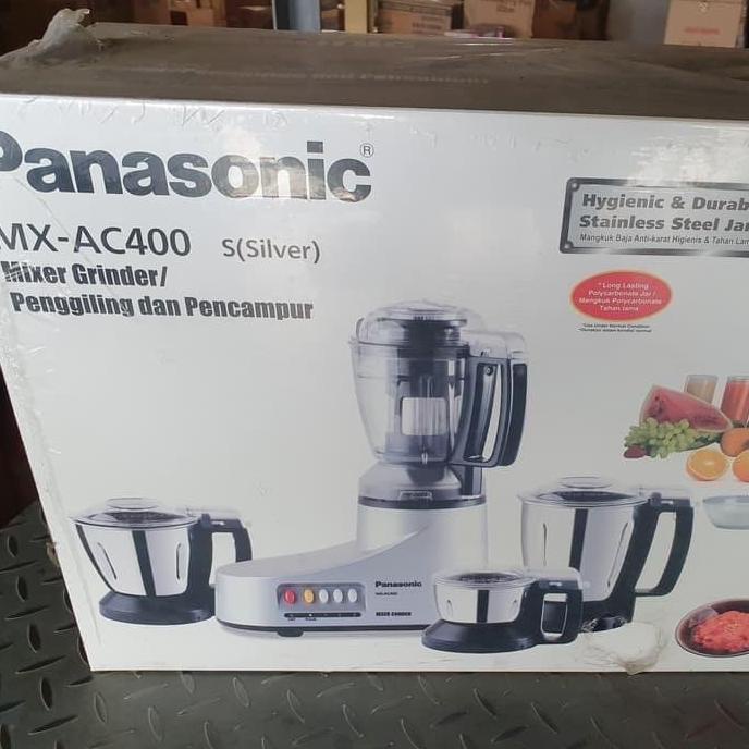 Jual tri Panasonic Blender Mixer Grinder MX-AC400 S(SILVER) | Shopee Indonesia