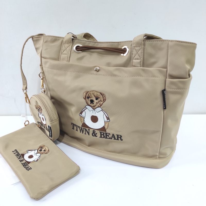 Jual TTWN Bear Original TN3551 Tas Tote Women TTWNBEAR | Shopee Indonesia