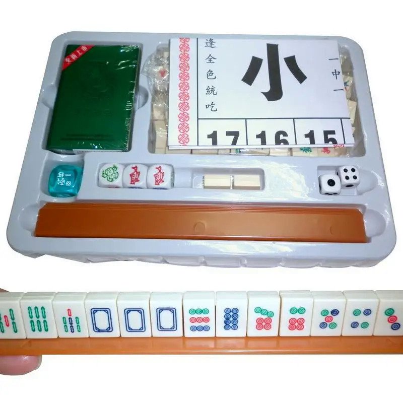 Jual Set Rumah Mahjong Travel Mini, Set Papan Permainan Mahjong, Papan ...