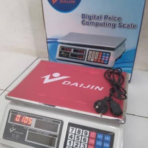 Jual Timbangan Digital 30 Kg /Timbangan Digital Buah 30 Kg / Timbangan ...