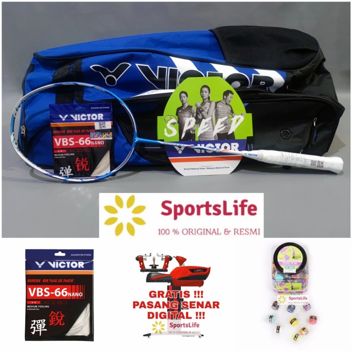 Jual RAKET BADMINTON VICTOR JETSPEED S 12 II ORIGINAL | Shopee Indonesia
