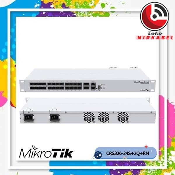 Jual MikroTik CRS326-24S+2Q+RM CRS326 24S+ 2Q+ RM CRS 326 24S+ 2Q+ RM ...