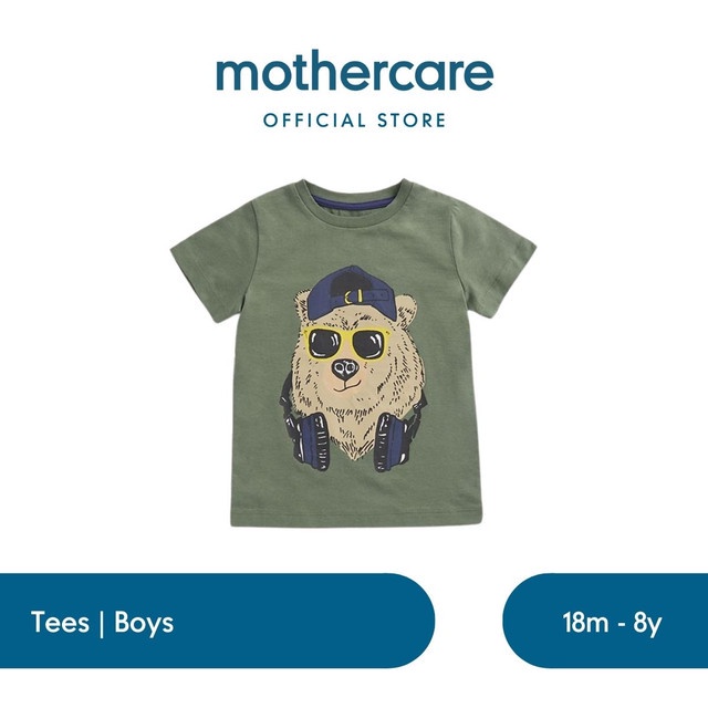 Jual Mothercare Khaki Bear T-Shirt - Kaos Anak Laki-laki (Hijau ...