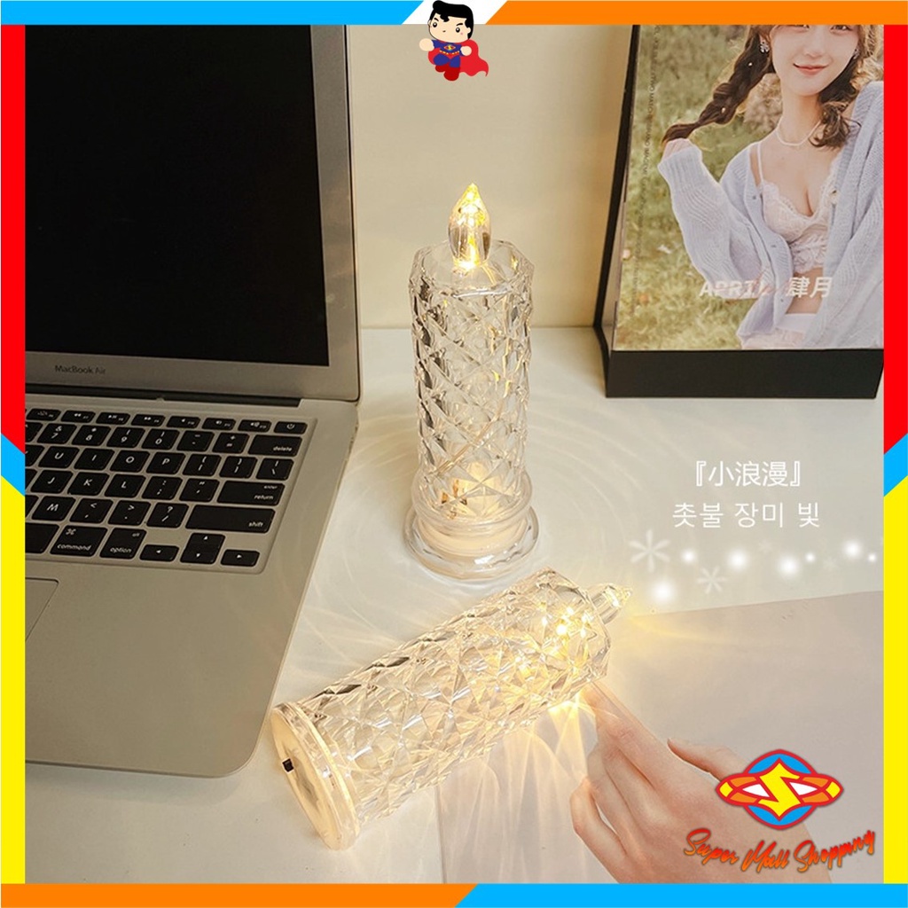 Jual SMS Lilin Led Candles Lilin Mini Elektrik Lampu Tidur Lilin LED ...