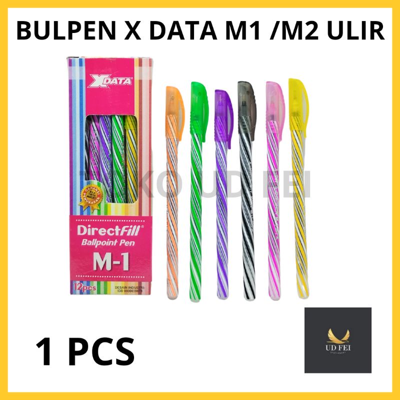 Jual (1 PCS) Bullpen X Data M1/Bulpen X Data M2/ Ballpoint Ulir | Shopee Indonesia