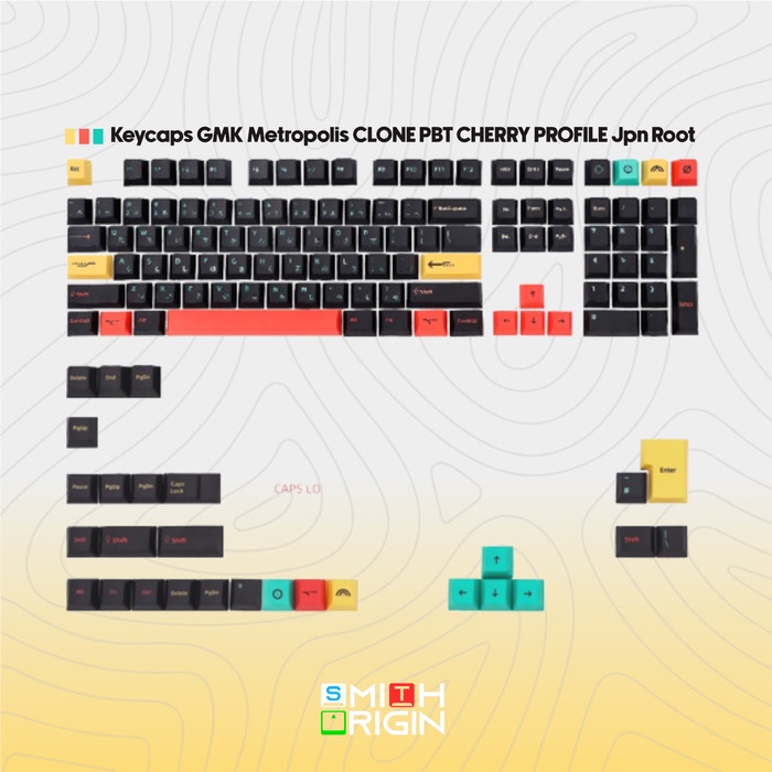 Jual GMK Metropolis CLONE KEYCAPS PBT CHERRY PROFILE | Shopee Indonesia