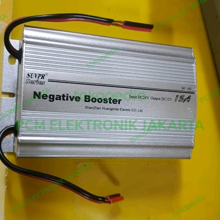 Jual negative booster dc to dc 24volt 24 volt to 12volt 12 suvpr 15 ...