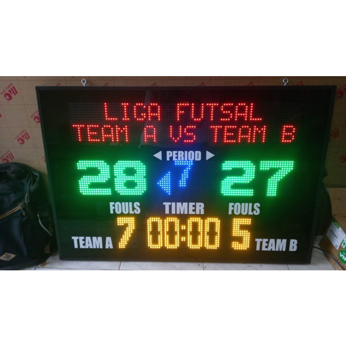 Jual Fines Scoreboard Basket Papan Skor Futsal Score Board Digital ...