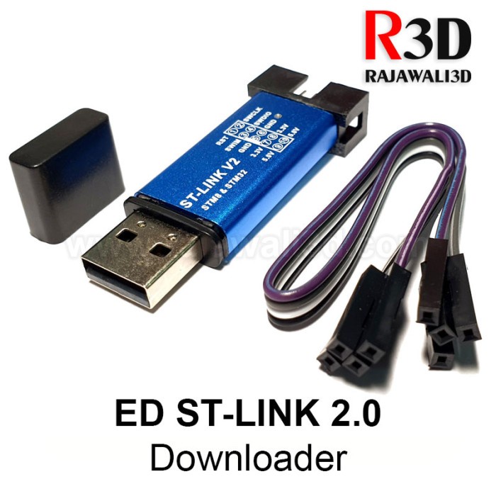 Jual Mini St Link V2 Programming Unit Stm8 Stm32 M89 Emulator Downloader Shopee Indonesia 2352