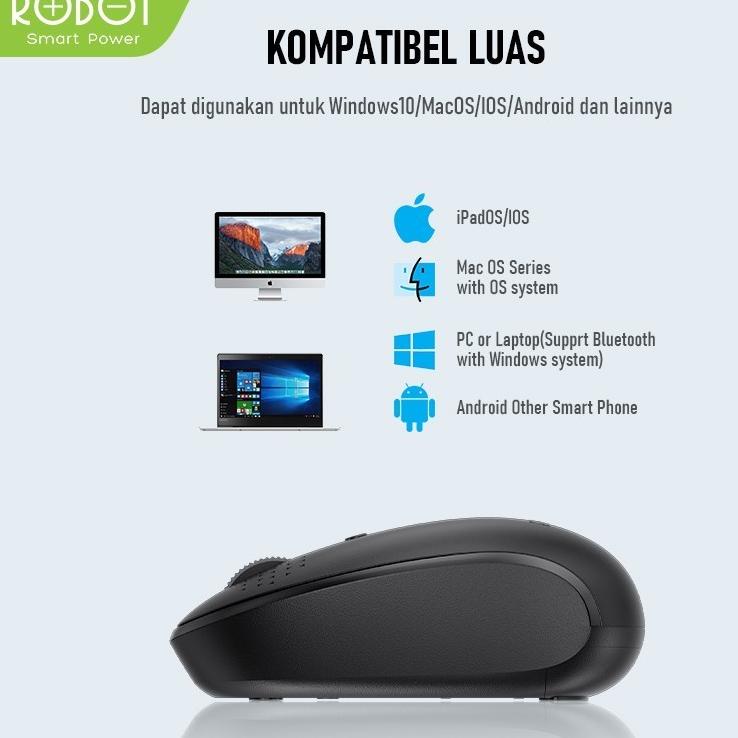 Jual M360 Mouse Multi-Device Bluetooth+2.4G Wireless Mouse Silent Key ...