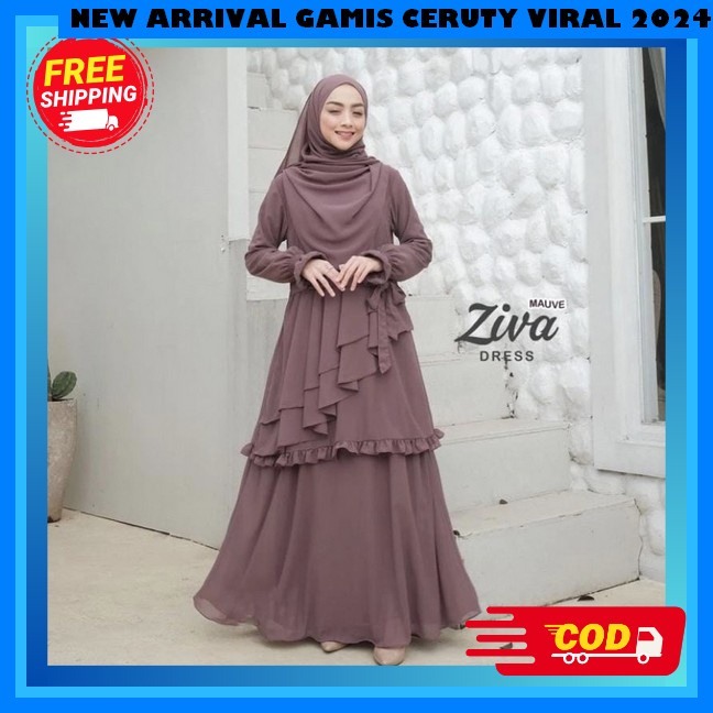 Jual Abaya Remaja Kekinian Korean Style Abaya Ceruti Premium Gamia ...