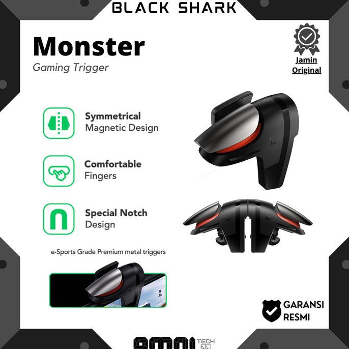 Jual Black Shark Monster Gaming Trigger Mobile Controller Game Fps Pubg ...