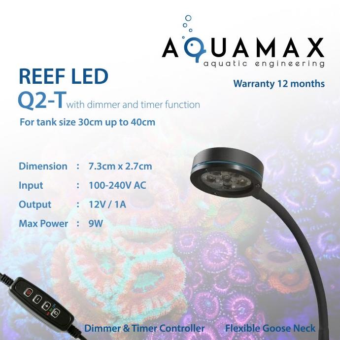Jual AQUAMAX REEF AQUARIUM LED Q2 | Shopee Indonesia