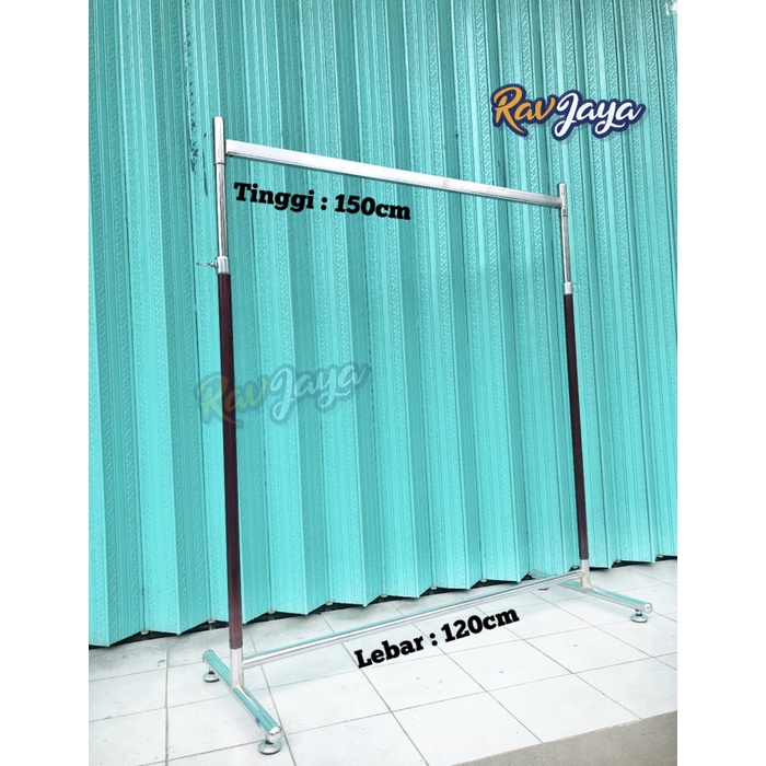 Jual GAWANGAN BAJU MODEL PIPA KOTAK 150 X 120CM | Shopee Indonesia