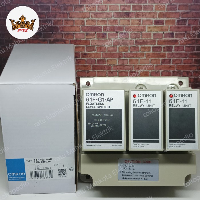 Jual Floatles level switch omron 61f-g1-ap WLC omron 61fgap tangki 2 ...